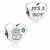 Pandora zilveren charm Baby Boy 791281CZB, baby bedel Jongen pandora ...